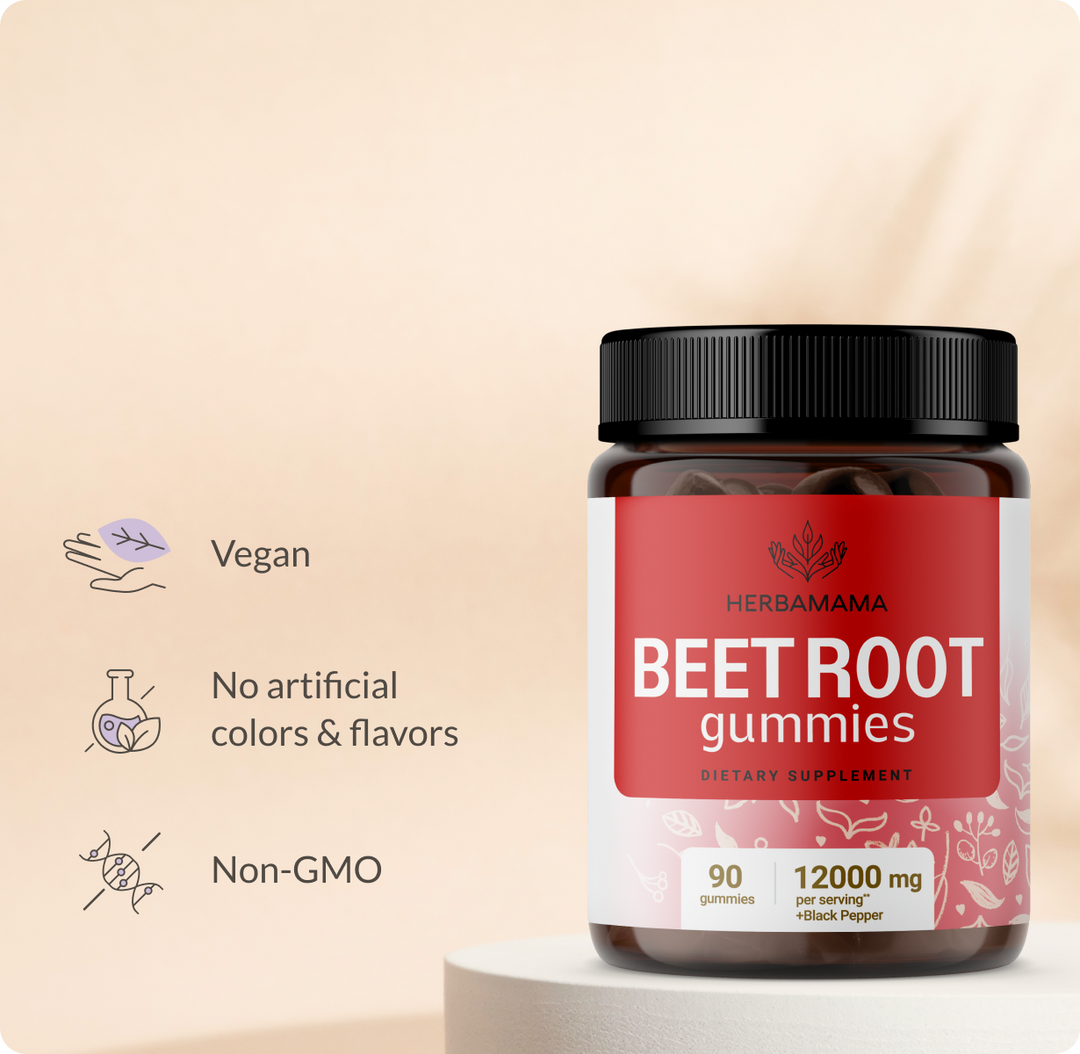 Beet Root Gummies, 12000 Mg. | Herbamama